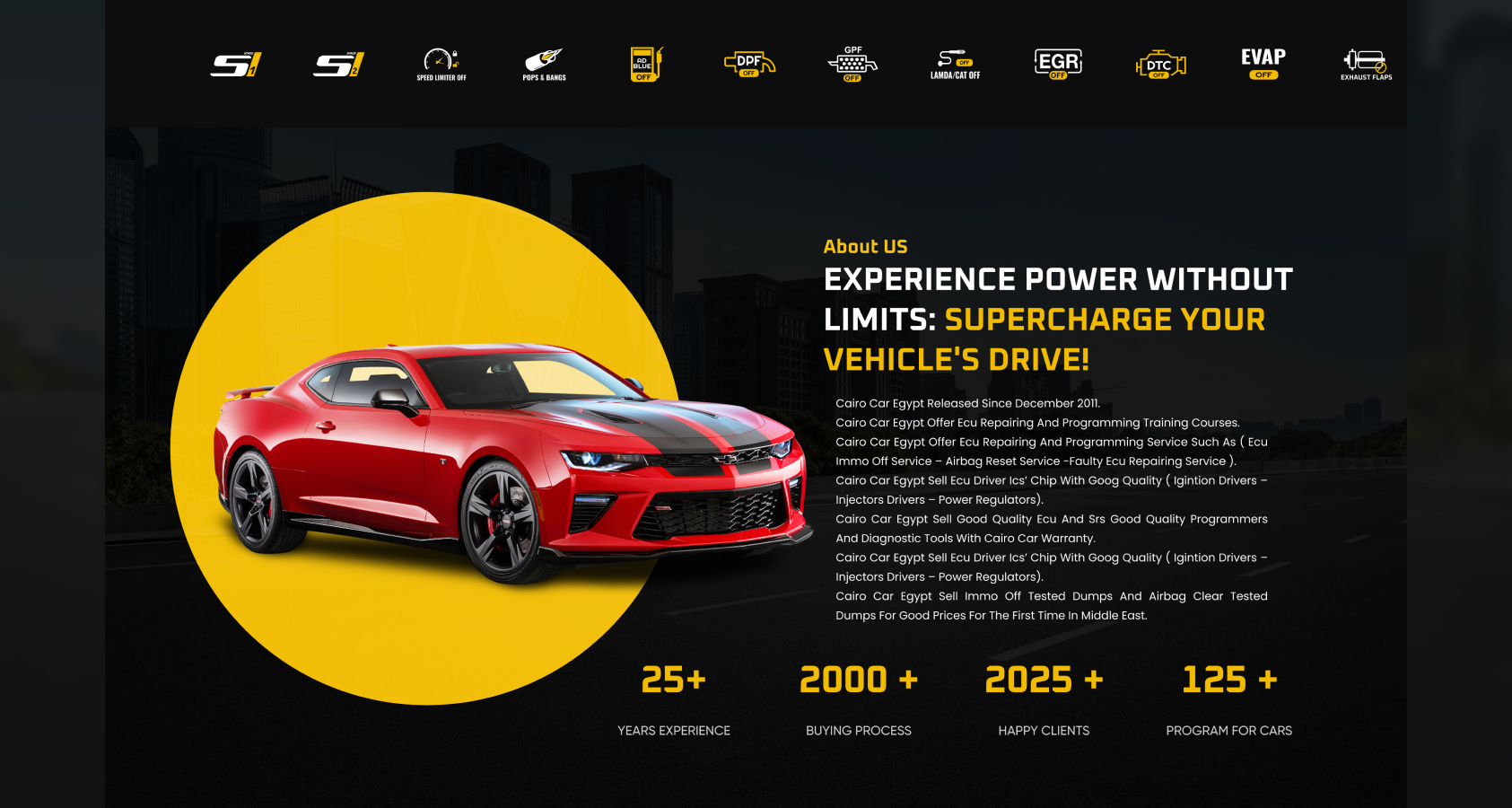 Cairo Car Website - Right Mind